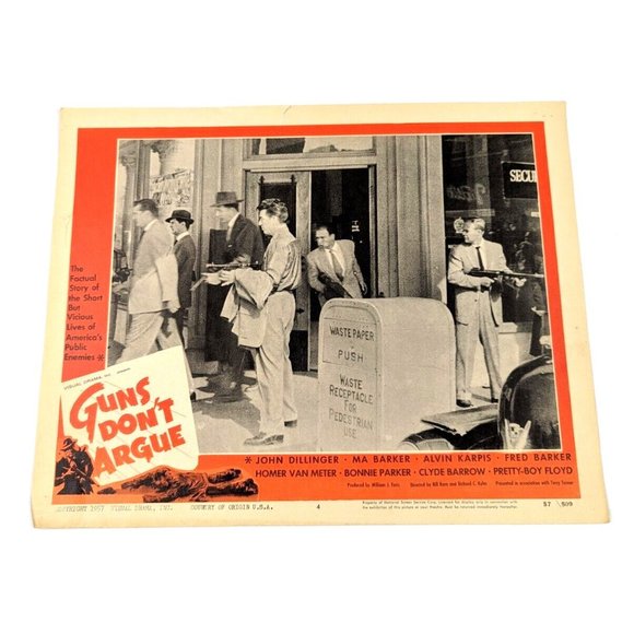 American Vintage | Art | Guns Dont Argue 957 Movie Lobby Cards ...